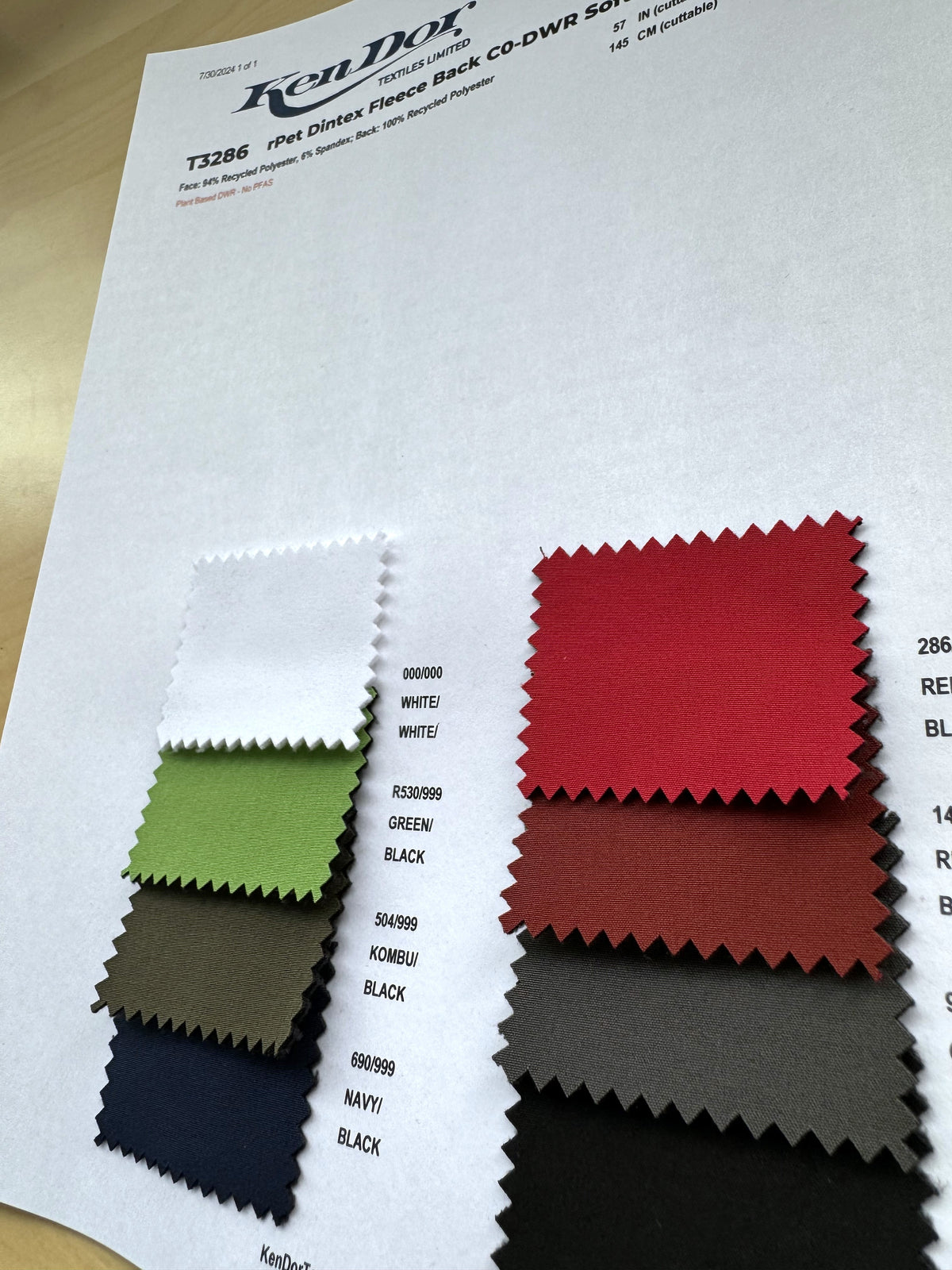 T3286 - rPet Dintex Fleece Back C0-DWR Softshell (Repreve®) | KenDor ...