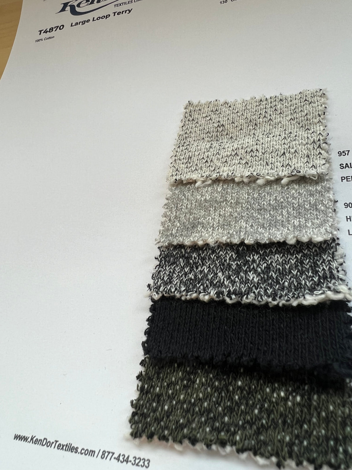 T4870 - Large Loop Terry | KenDor Textiles