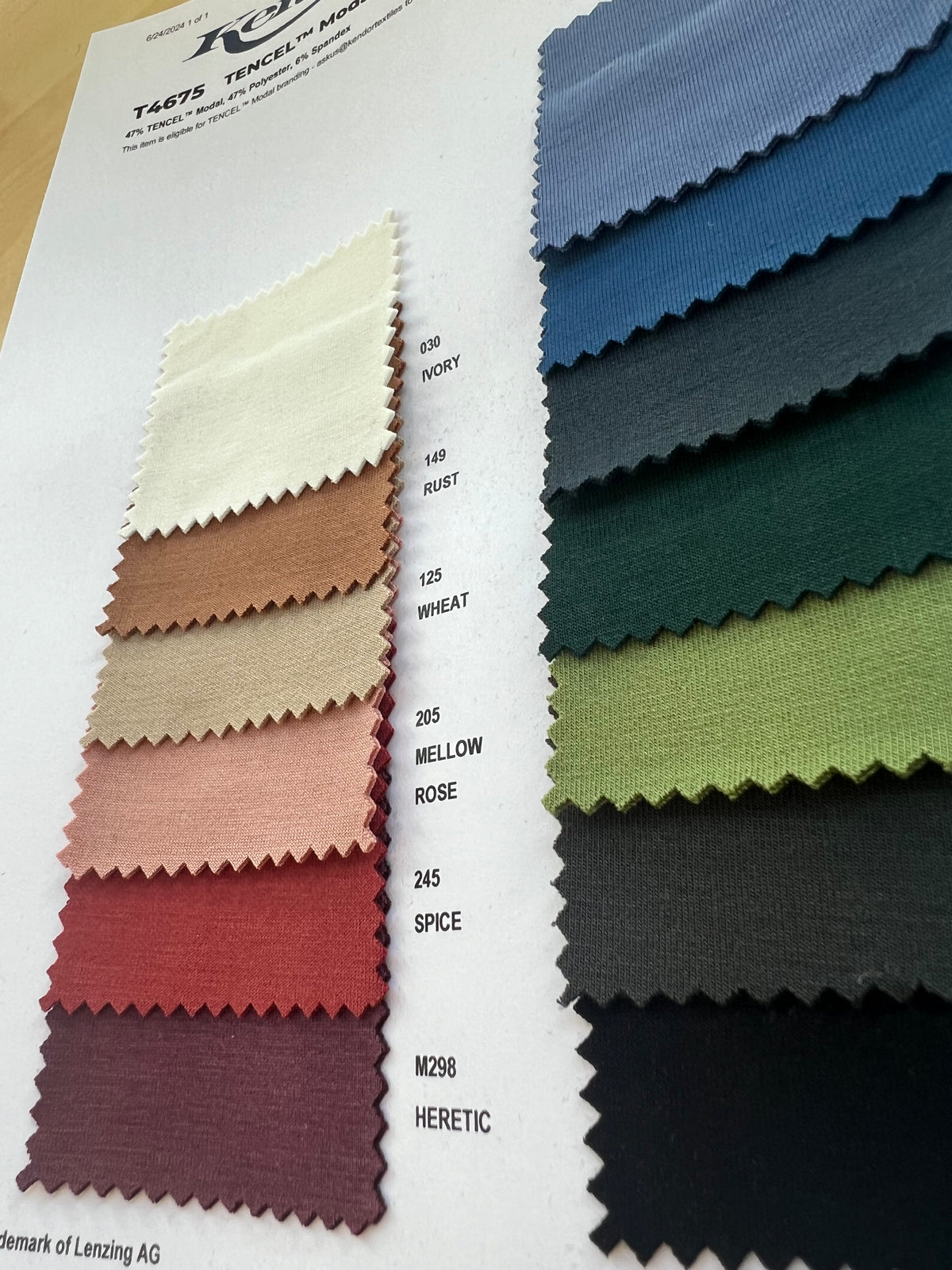 T4675 - TENCEL™ Modal Micro Scuba | KenDor Textiles